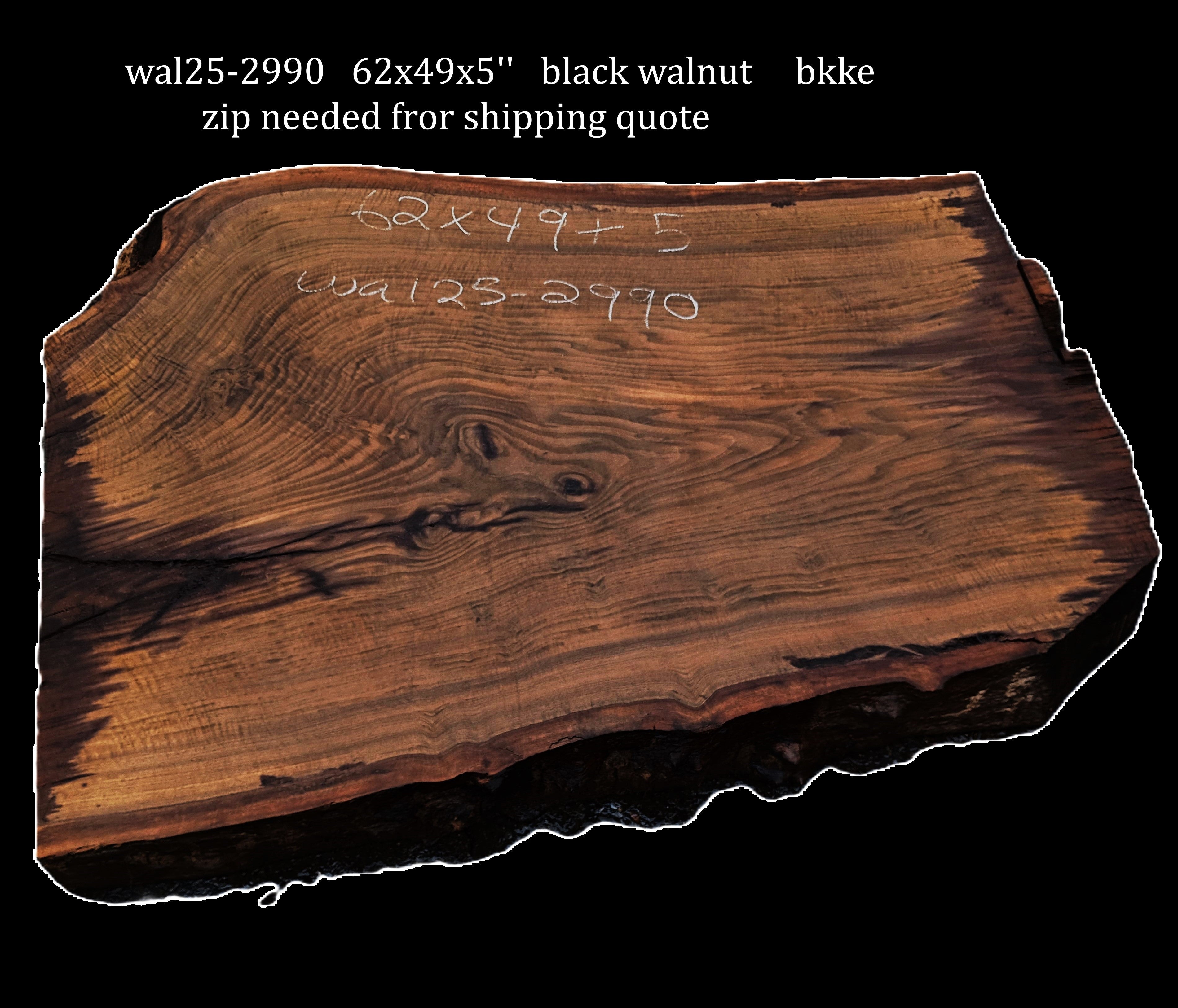 walnut mantel | Live Edge Slab | River Table | DIY | wal25-2990 ...